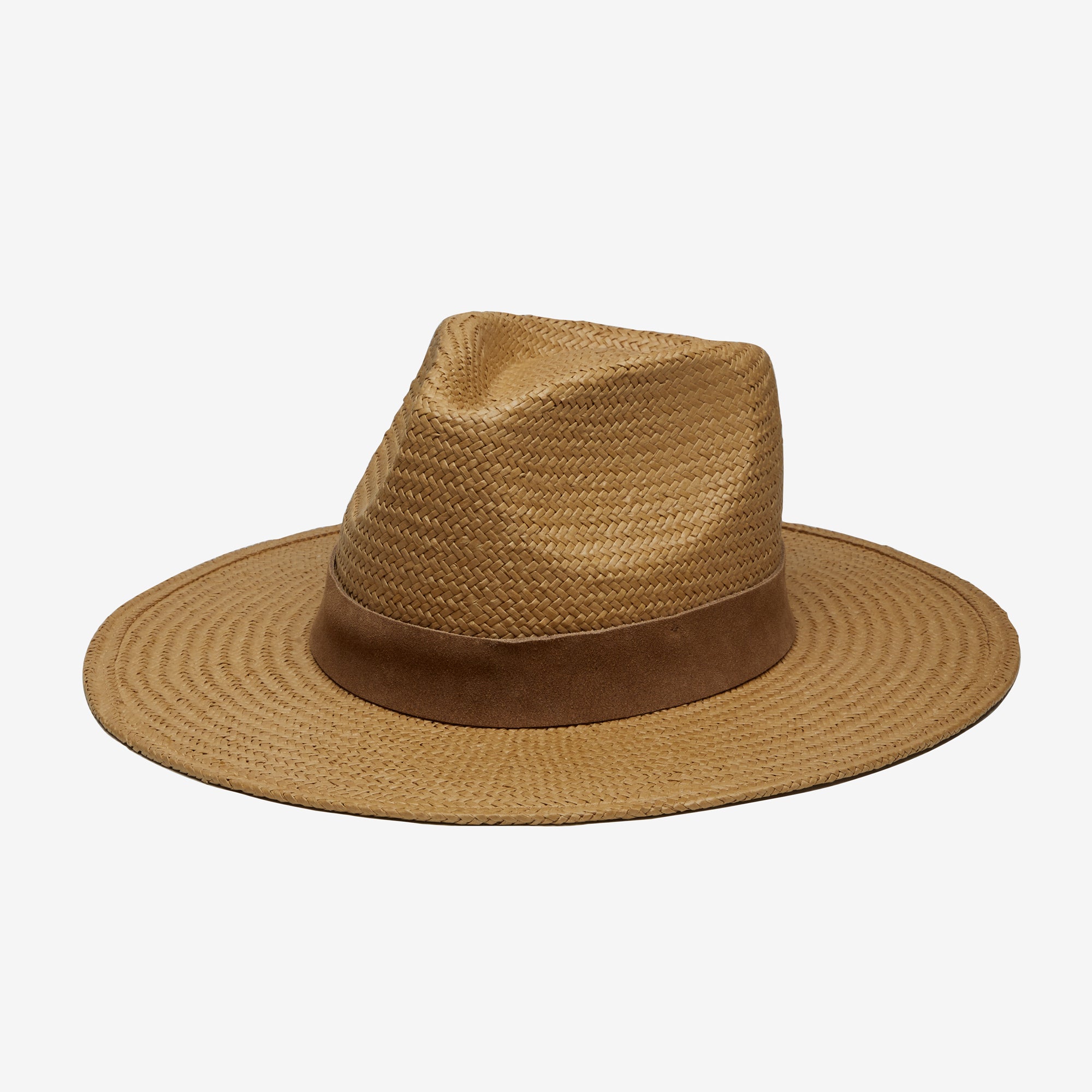 Sutton Paper Straw Fedora in Camel – W Y E T H